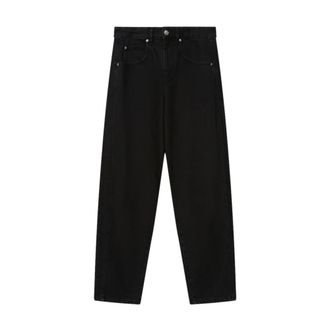 Isabel Marant Gerades Jeans - - Jeans - Damen - Schwarzk - S