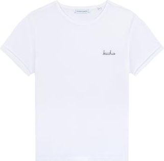 Maison Labiche T-shirt droit brod&eacute; en coton
