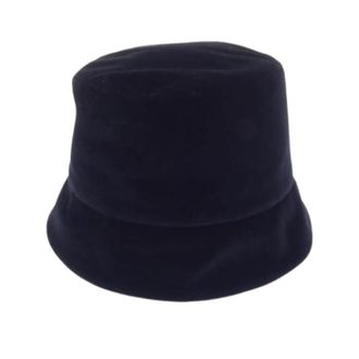 Prada Pre-owned Triangle Logo Velvet Bucket Hat - - Pre-owned - Damen - Schwarzk - ONE SIZE