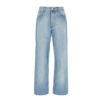 Dries Van Noten Homme, Jeans, Bleu, Taille: W31 Jeans Amples en Denim