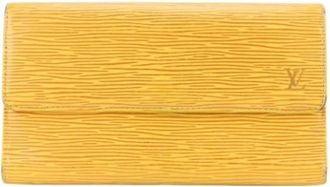 Louis Vuitton Portefeuille Tri-fold Pre-owned - Femme - Pre-owned - Jaune - Taille: ONE Size