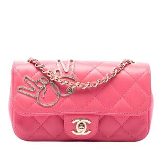 Chanel Pre-owned Quilted Flap Crossbody - - Pre-owned - Damen - Rosa - ONE SIZE