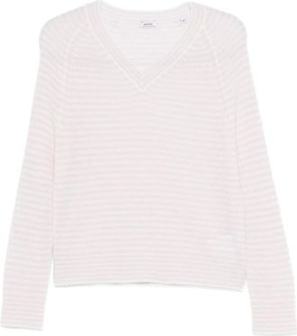 Aspesi Femme, Pulls, Rose, Taille: 36 FR V-neck Tricots