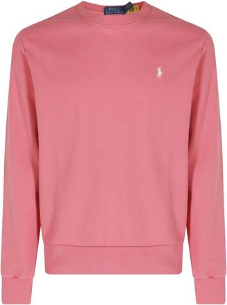 Polo Ralph Lauren Homme, Sweatshirts et sweats &agrave; capuche, Rouge, Taille: XL Pony Embroidered Crewneck SweaT-shirt