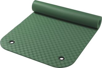 friedola Wehncke Uni Gymnastikmatten Gymnastikmatte Mit &Ouml;sen, gr&uuml;n, 180 x 65 x 0.8 cm, 24902