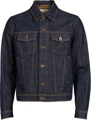 Jacob Cohen Veste denim droite en coton m&eacute;lang&eacute;