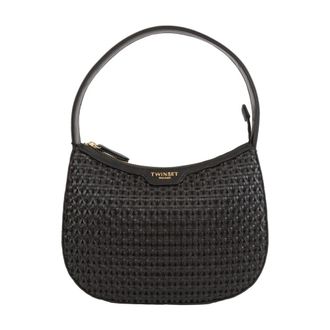 Twinset Schwarze Hobo-Tasche - - Bags - Damen - Schwarzk - ONE SIZE