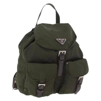 Prada Pre-owned Vintage Backpack - Femme - Pre-owned - Vert - Taille: ONE Size