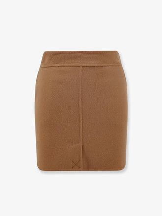 Semicouture Wool mini skirt - SEMICOUTURE - gender_Woman