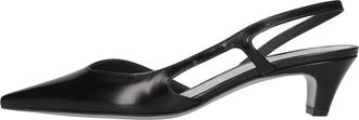 Roberto Festa Milano Femme, Chaussures, Noir, Taille: 37 1/2 EU Glady Leather Slingback Escarpins