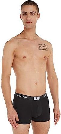 Calvin Klein Boxer Homme Cale&ccedil;on Coton Stretch, Noir (Black), XL