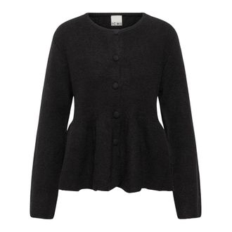 Ichi Ichi - Cardigan - Femme - Pulls - Noir - Taille: 36 FR