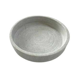 dio Only for You Dekoteller, Untersetzer, Dekoschale, Betonoptik, &Oslash; 11cm GRAU. Polyresin, Schmuckschale, Moderne Schale, Steinoptik, Wohnaccessoire Betonschale