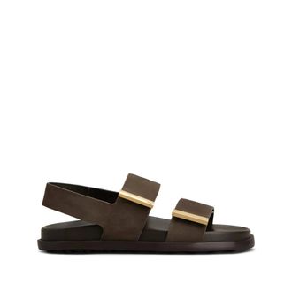 Tod's Femme, Chaussures, Brun, Taille: 37 EU Bars Strap Sandales