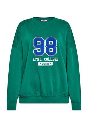 Mymo Sweatshirt Damen dunkelgr&uuml;n