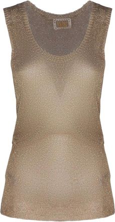 PHO Firenze Femme, Tops, Jaune, Taille: 42 FR D&eacute;bardeur &agrave; col rond