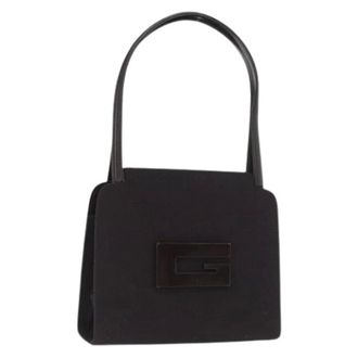 Gucci Sac &agrave; main Pre-owned Vintage en toile - Femme - Pre-owned - Noir - Taille: ONE Size