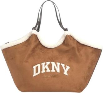 DKNY Dkny - Paula Grand Cabas - Femme - Sacs - Brun - Taille: ONE Size