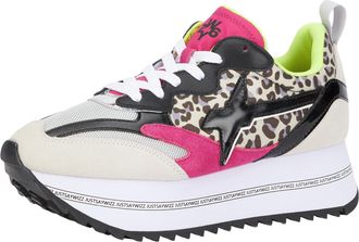 W6YZ WY6Z Schn&uuml;rschuhe Raya W, White/Black-Fuchsia, White Black Fuchsia, 37 EU