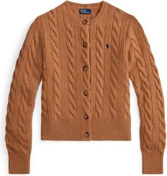 Polo Ralph Lauren Cardigan Round Wolle und Kaschmir