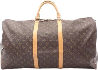 Louis Vuitton unisex, Pre-owned, Brun, Taille: ONE Size Pre-owned Keepall60 Monogram Boston Bag