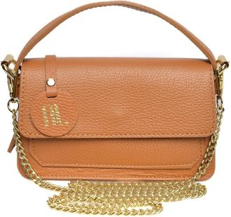 Anna Luchini Braun Rindsledertasche