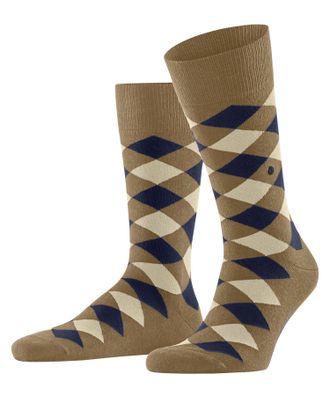 Burlington Herren Socken Danny M So Baumwolle gemustert 1 Paar, Beige Brown Sugar 5152, 40-46