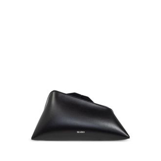 The Attico Schwarze Asymmetrische Tasche mit Magnetverschluss - - Bags - Damen - Schwarzk - ONE SIZE