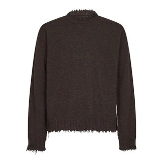 Uma Wang Round-Neck Strickwaren - - Knitwear - Herren - Braun - M