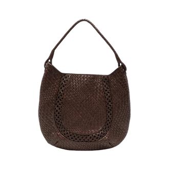 Ibeliv Lamia Gewebte Schultertasche - - Bags - Damen - Braun - ONE SIZE