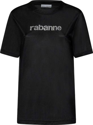 Paco Rabanne Rundhalspullover - Schwarz