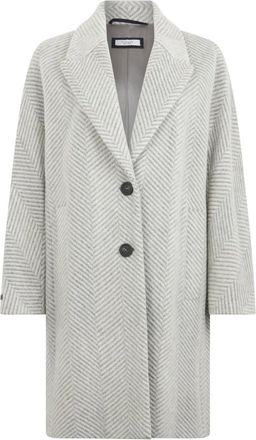PESERICO Femme, Manteaux, Gris, Taille: 34 FR Manteau &Eacute;l&eacute;gant