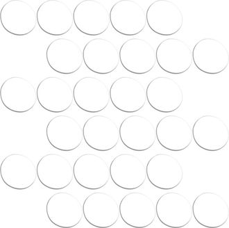 BESPORTBLE HAMPPLIES 30 St&uuml;ck Transparente Anti Rutsch Tischbeinpolster 25mm X 3mm aus Flexiblem Kunststoff M&ouml;bel und Bodenschutz f&uuml;r St&uuml;hle Tische Ger&auml;uschd&auml;mpf