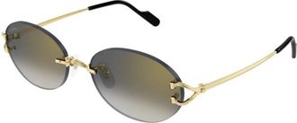 Cartier Stilvolle Sonnenbrille f&uuml;r jedes Outfit - - Accessories - unisex - Gelb - 55 MM