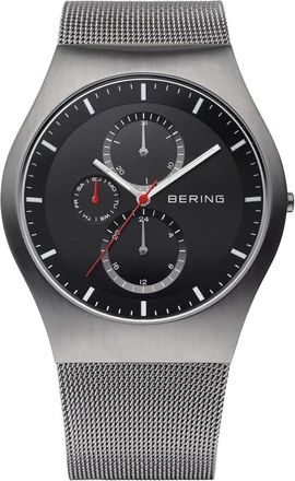 Bering Bering Herren Armbanduhr Classic 42 mm Armband Milanaise 11942-372 - - Accessories - Herren - Grau - ONE SIZE