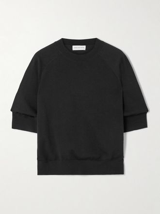 Dries Van Noten Kurz&auml;rmeliger Wollpullover - Schwarz