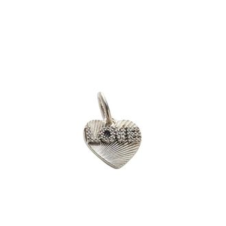 Pandora Pendent Coeur &agrave; Graver - Femme - Accessoires - Blanc - Taille: ONE Size