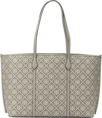 Tory Burch Femme, Sacs, Gris, Taille: ONE Size Ella Printed Tote Bag