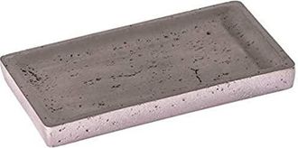 WENKO Ablage Mauve Beton - Badablage, Beton, 24.3 x 2.5 x 13.5 cm, Grau