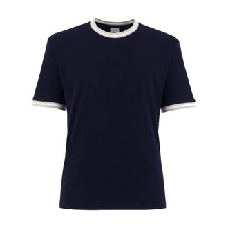 Eleventy T-Shirt mit Rundhalsausschnitt - - Tops - Herren - Blau - 2XL