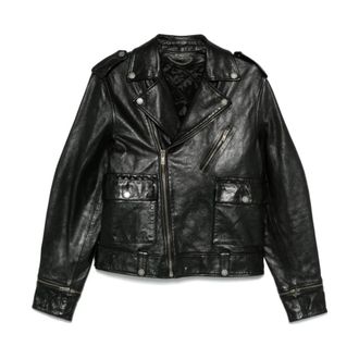Golden Goose Homme, Vestes, Noir, Taille: M Veste de motard