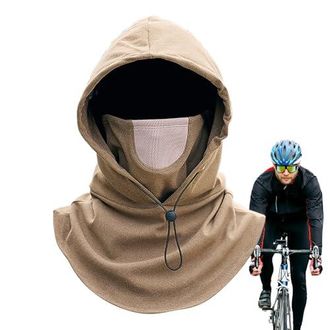 Generic Cagoule de ski pour homme, cache-cou temps froid Cagoules respirantes hommes,Cache-visage coupe-vent le cou, la famille, les amis, collègues