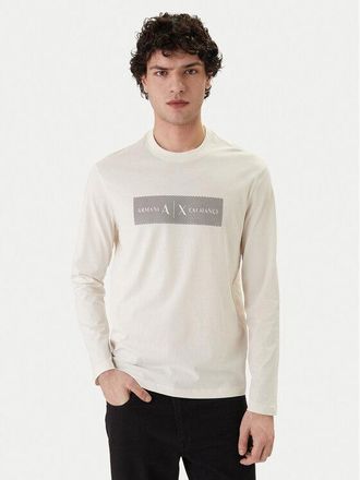 A|X Armani Exchange Longsleeve XM002820 AF10356 U1074 &Eacute;cru Regular Fit