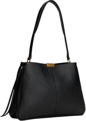 Tommy Hilfiger Speed Leder Umhängetasche - schwarz