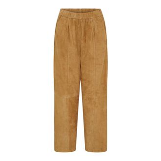 Notyz Notyz - Pantalon large - Femme - Pantalons - Brun - Taille: 42 FR