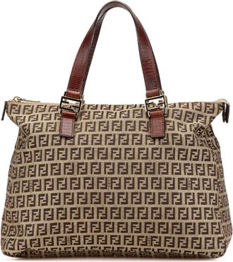Fendi sac à motif Zucchino (2000-2010) - Marron