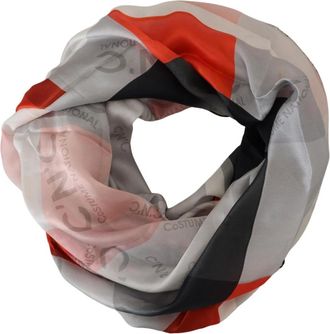 Costume National Femme, Accessoires, Multicolore, Taille: ONE Size Silk Square Scarf