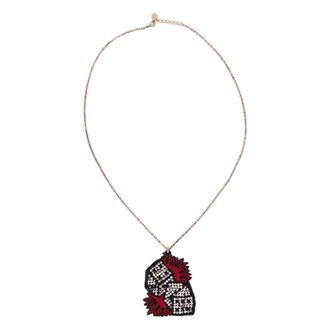 Red Valentino Artistic Pendant Necklace - - Accessories - Damen - Gelb - ONE SIZE