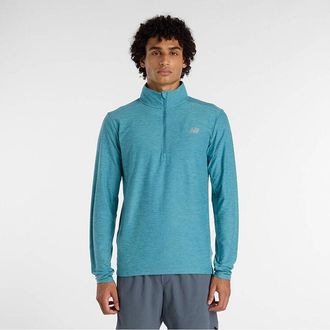 New Balance Herren Langarmshirt SPACE DYE 1/4 ZIP