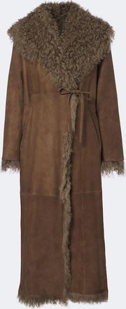 Ralph Lauren Collection Manteau r&eacute;versible Justyn en daim